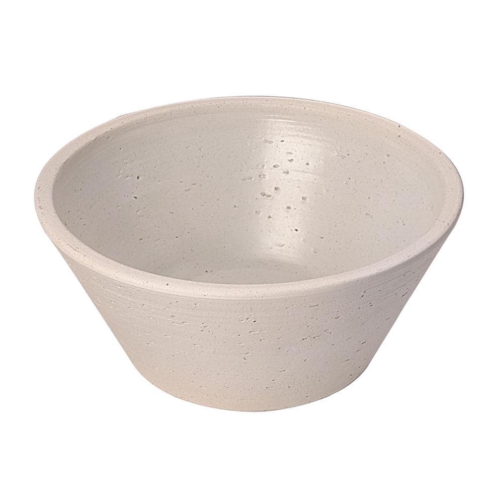 Barclay Products Fango 12 in. Conical Above Counter Basin in Beige ...