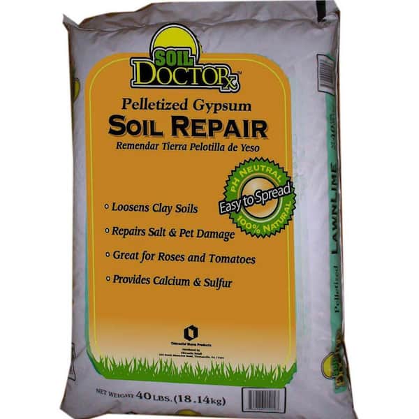 Soil Doctor 40 lb. Pelletized Gypsum Soil Repair T240 - The Home Depot