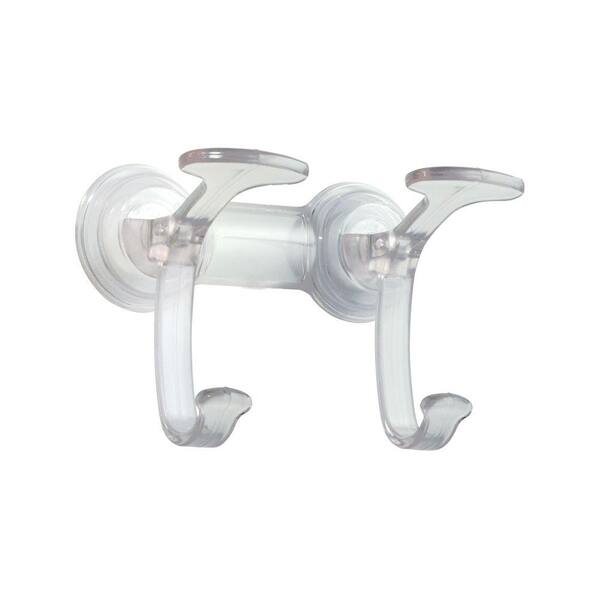 interDesign PowerLock Double Spa Hook 51720 - The Home Depot