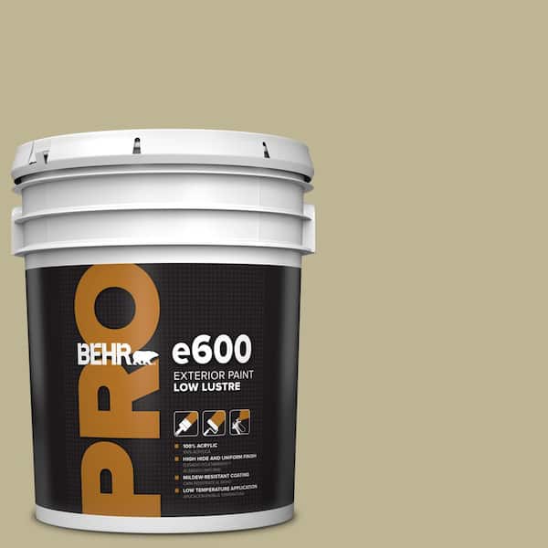 BEHR PRO 5 gal. #MQ6-30 Bamboo Shoot Low Luster Exterior Paint PR62005 ...