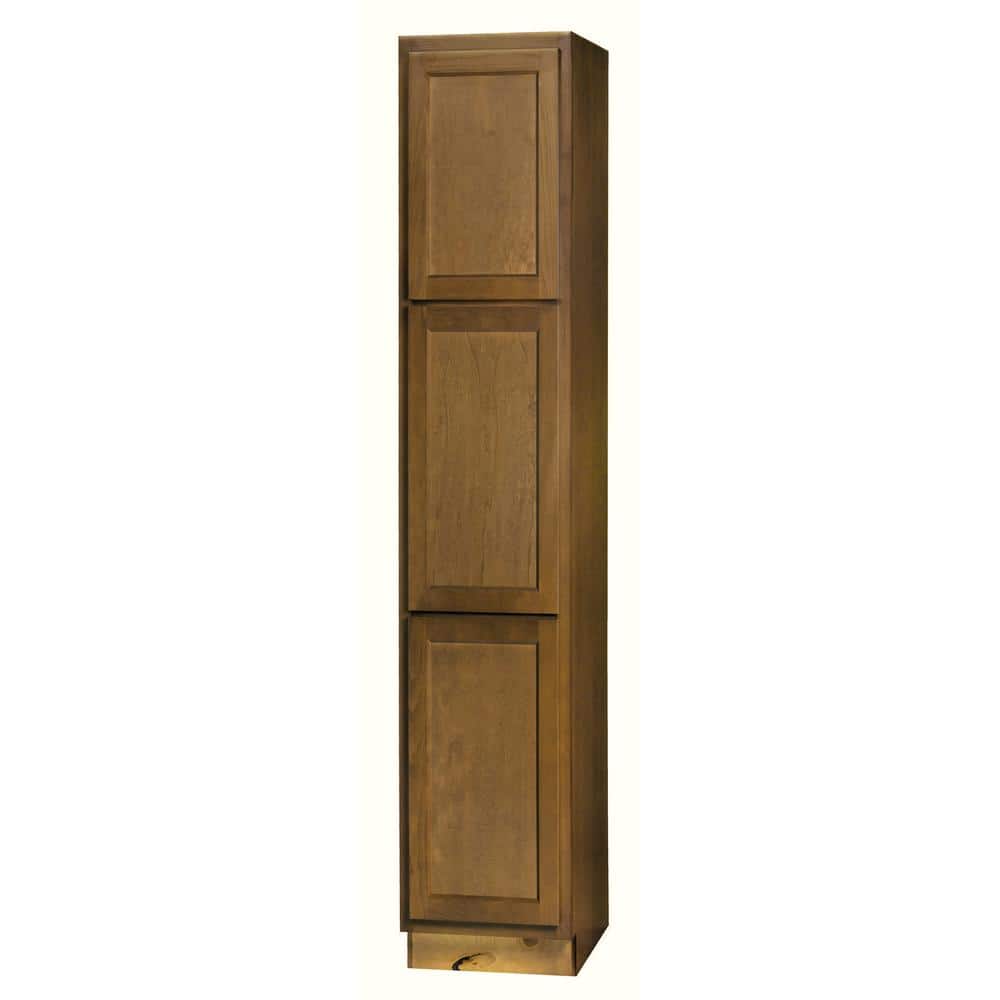 30 in. x 96 in. x 24 in. Oven Cabinet in Chestnut Beech WW30OUXT - The ...