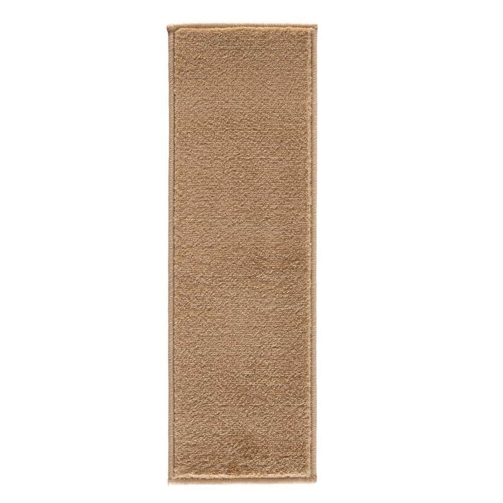 SUSSEXHOME Trellisville Collection Solid Beige 9 in. x 28 in ...