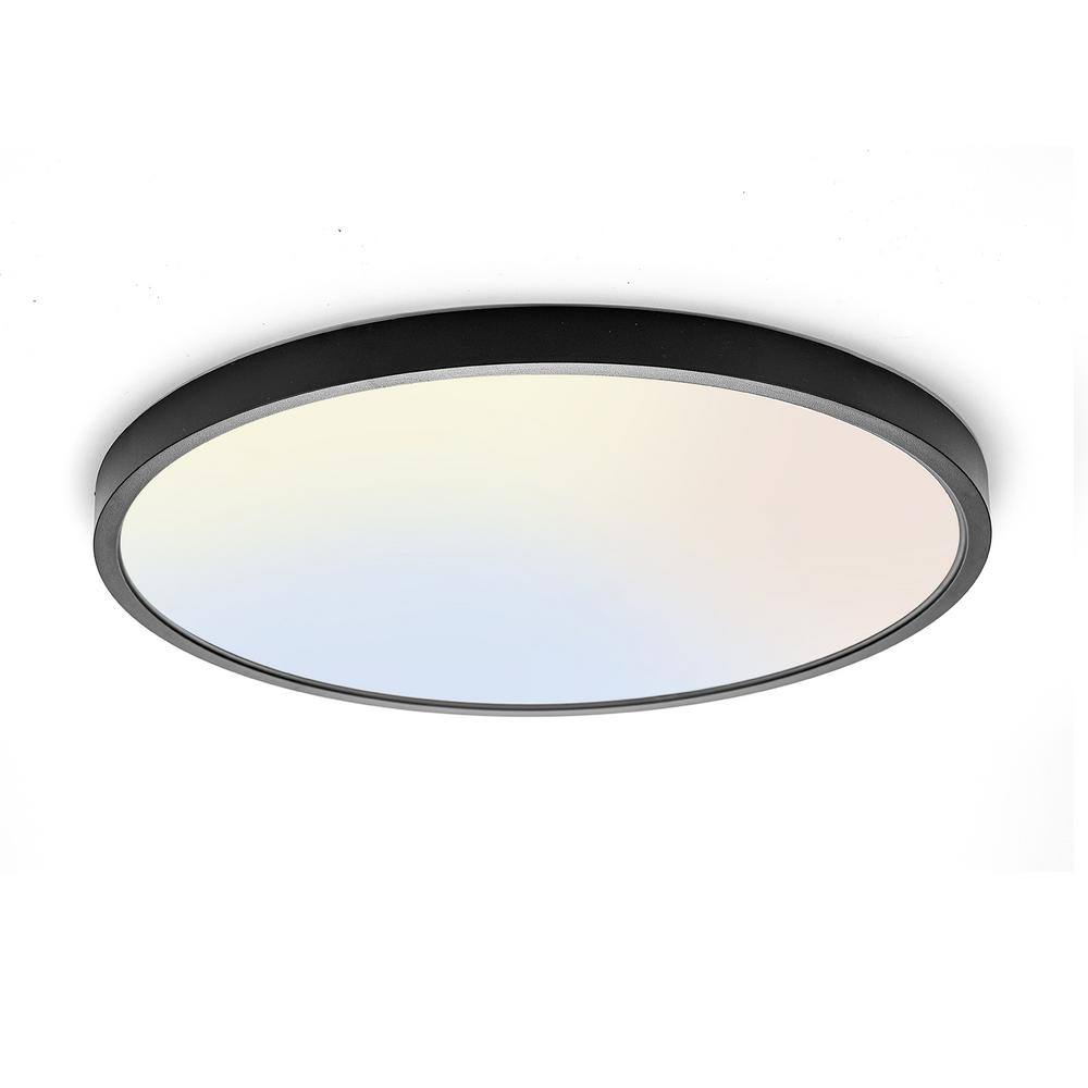 QRMOK C4 Series 12 in. 20W White Selectable LED Ceiling Lights with 3 ...
