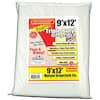 9 ft. x 12 ft. Triple Coated Butyl Drop Cloth White the Original Paint ...