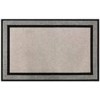 StyleWell Racetrack Gray 30 in. x 47 in. Rubber Door Mat TH180123-1