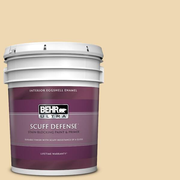 BEHR ULTRA 5 gal. #PPU6-11 Hummus Extra Durable Eggshell Enamel ...