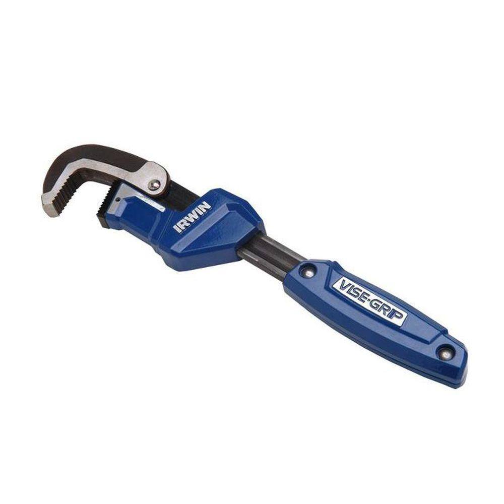 IRWIN TOOLS 2-1/4 in. Quick-Adjusting Pipe Wrench 274001SM - The Home Depot