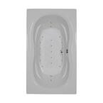 Aquatic Montrose II 72 in. Acrylic Reversible Drain Rectangular Drop-In ...