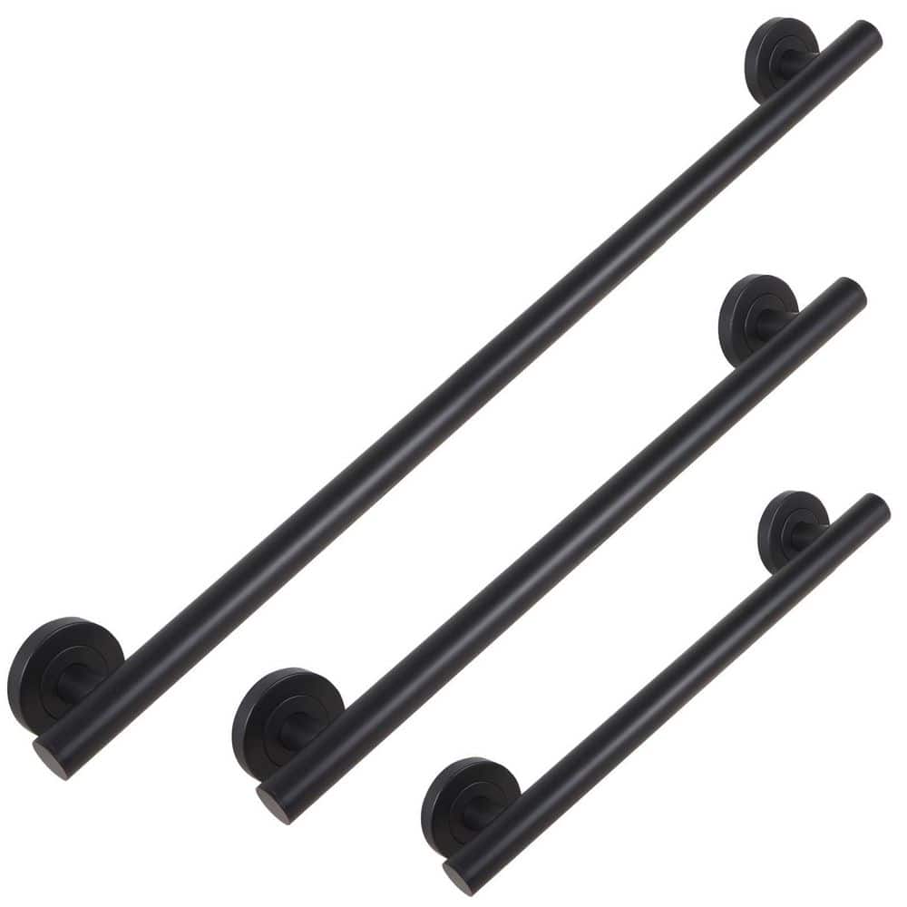 Anqtovp 18 in 24 in 36 in Concealed Screw Stainless Steel Grab Bar Set ...