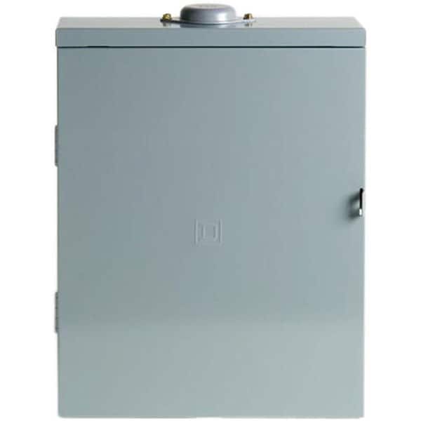 Square D Homeline 100 Amp 8-Space 16-Circuit Outdoor Main Breaker Load ...