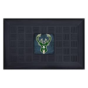 FANMATS NBA Philadelphia 76ers Black 19 in. x 30 in. Vinyl Door Mat ...