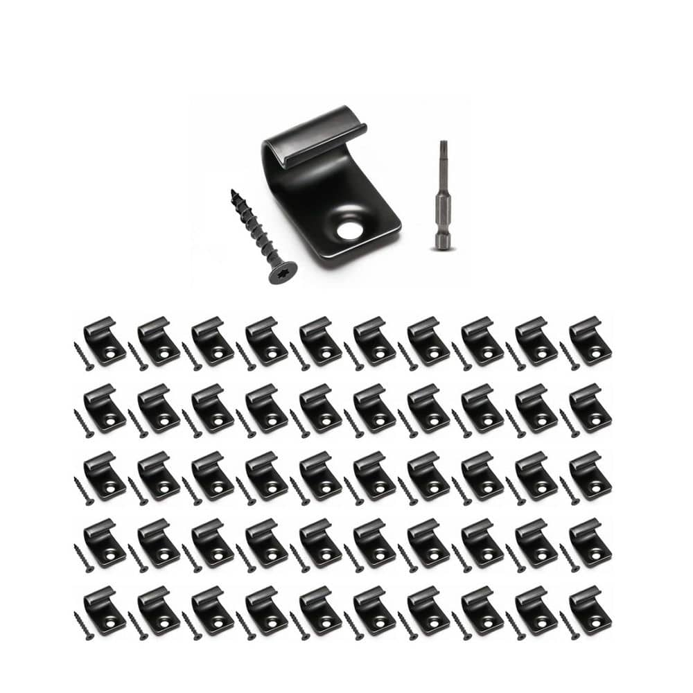 Afoxsos Stainless Steel Black Hidden Fasteners (50-Pack) Universal ...