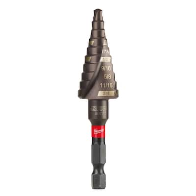 Milwaukee SHOCKWAVE Impact Duty Titanium Step Bit Kit (3-Piece) 48-89-9254