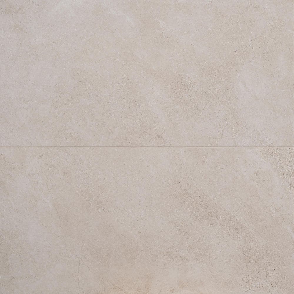 Ivy Hill Tile Lustro Beige 23.62 in. x 47.24 in. Matte Porcelain Floor ...