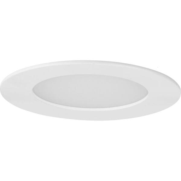 Progress Lighting Everlume Collection 4 in. Satin White LED Low Profile ...