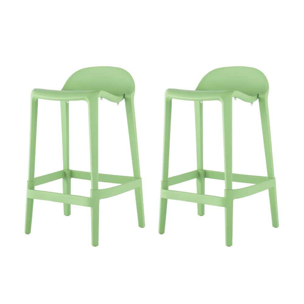 Lagoon Joyous Green Counter Stool (Set of 2) 7057VB-CCLGS - The Home Depot