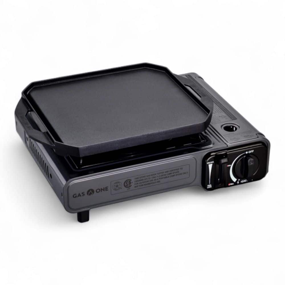 GASONE Butane Gas Portable Stove with Griddle GS-1000G-KIT - The Home Depot