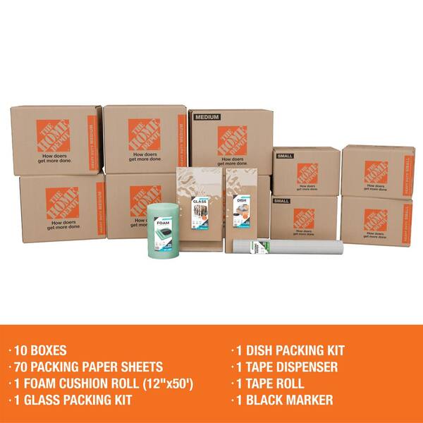 Have a question about The Home Depot 10-Box Kitchen Moving Box Kit ...