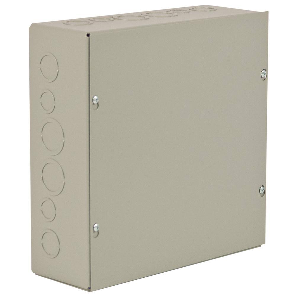 WIEGMANN NEMA 1 12 in. x 24 in. x 6 in0. Carbon Steel Srew Cover Wall ...