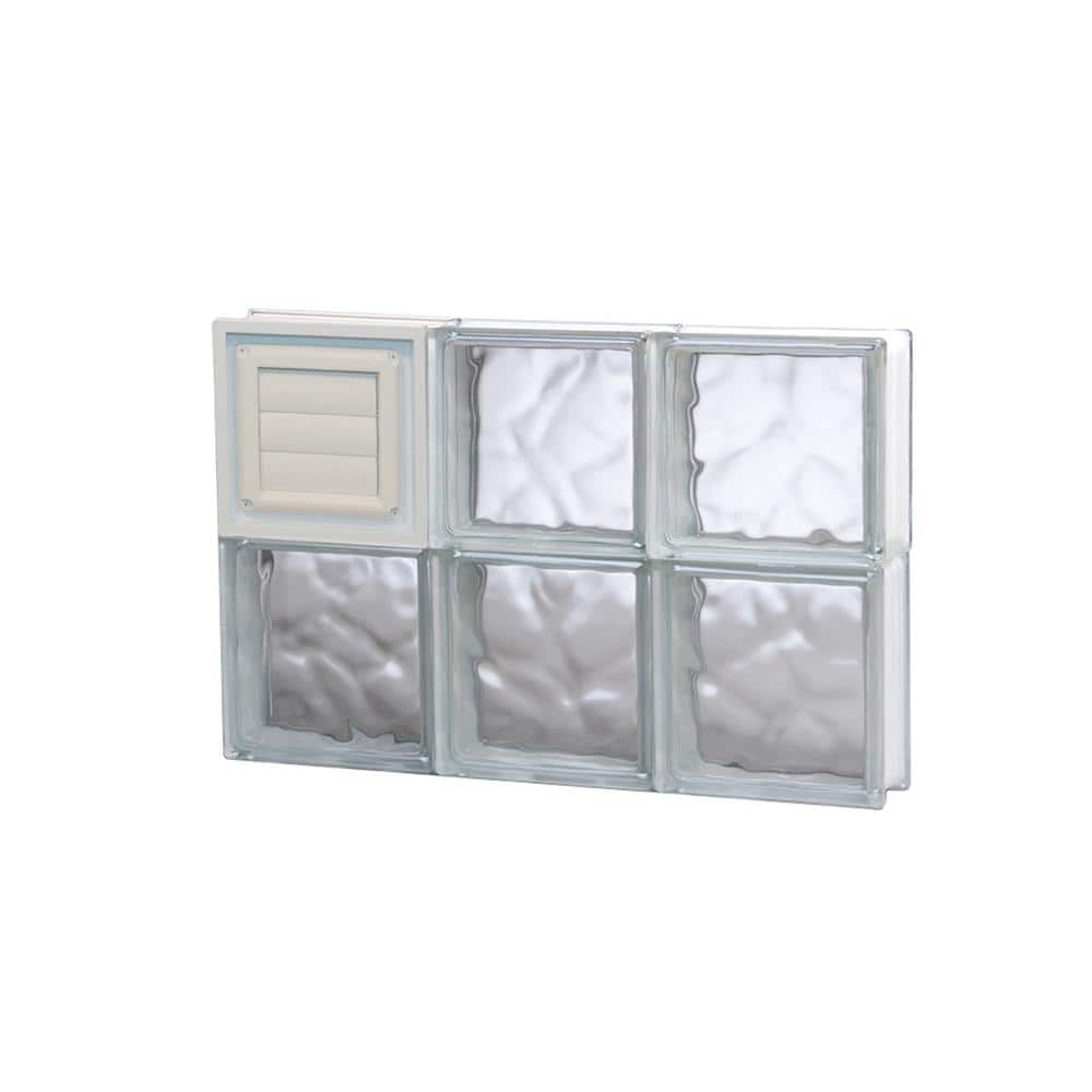 Clearly Secure 17.25 in. x 11.5 in. x 3.125 in. Frameless Wave Pattern ...
