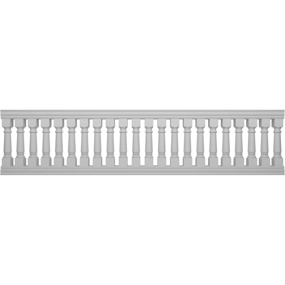 Ekena Millwork Fiberthane Wellington Balustrade 168 in. L x 42 in. H ...