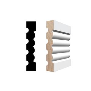 RESO RMC SCP3 11/16 in. D x 3 1/4 in. W x 85 in. L Primed Finger-Joined ...