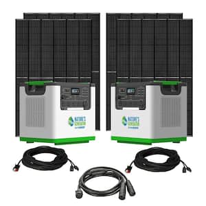 NATURE'S GENERATOR Lithium 7200 Watt Continuous / 14400 Watt Peak Solar ...