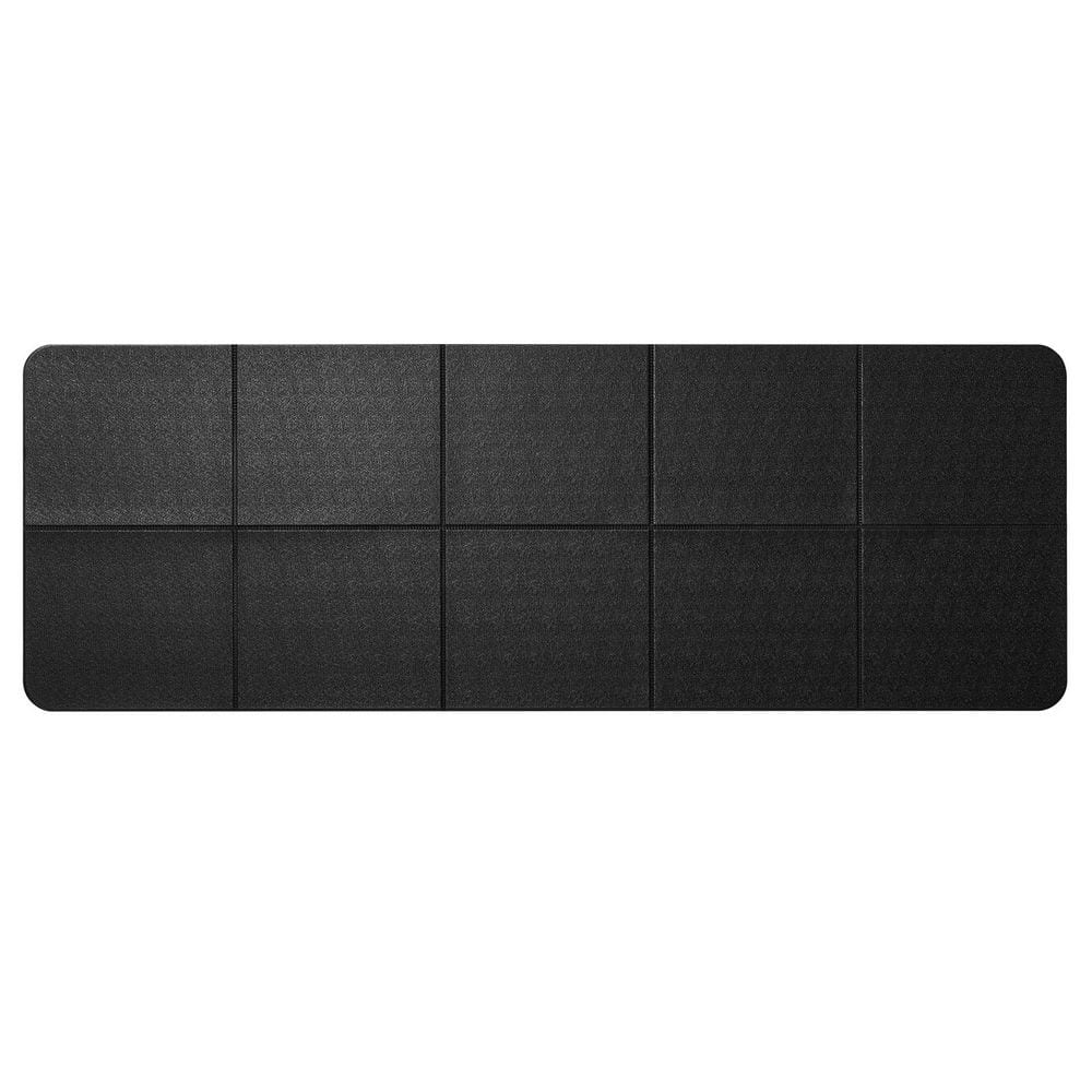 SKYSHALO 11.32 sq ft Walking Pad Mat in Black,Waterproof, Non-slip ...