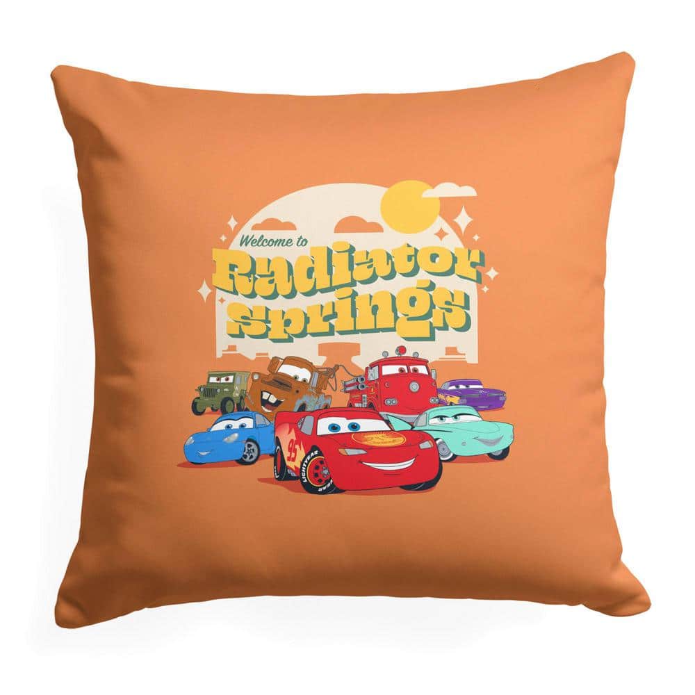THE NORTHWEST GROUP Cars Radiator Springs 18 in. x 18 in. Printed Multi ...