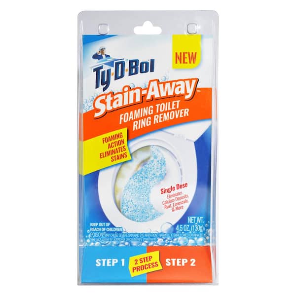 Ty-D-Bol 4.5 oz. Stain Away Foaming Toilet Stain Remover (3 Pack ...
