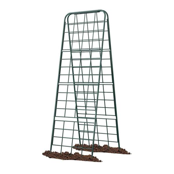 Heavy Duty 50 in. Adjustable A-Frame Metal Trellis for Climbing Plants ...
