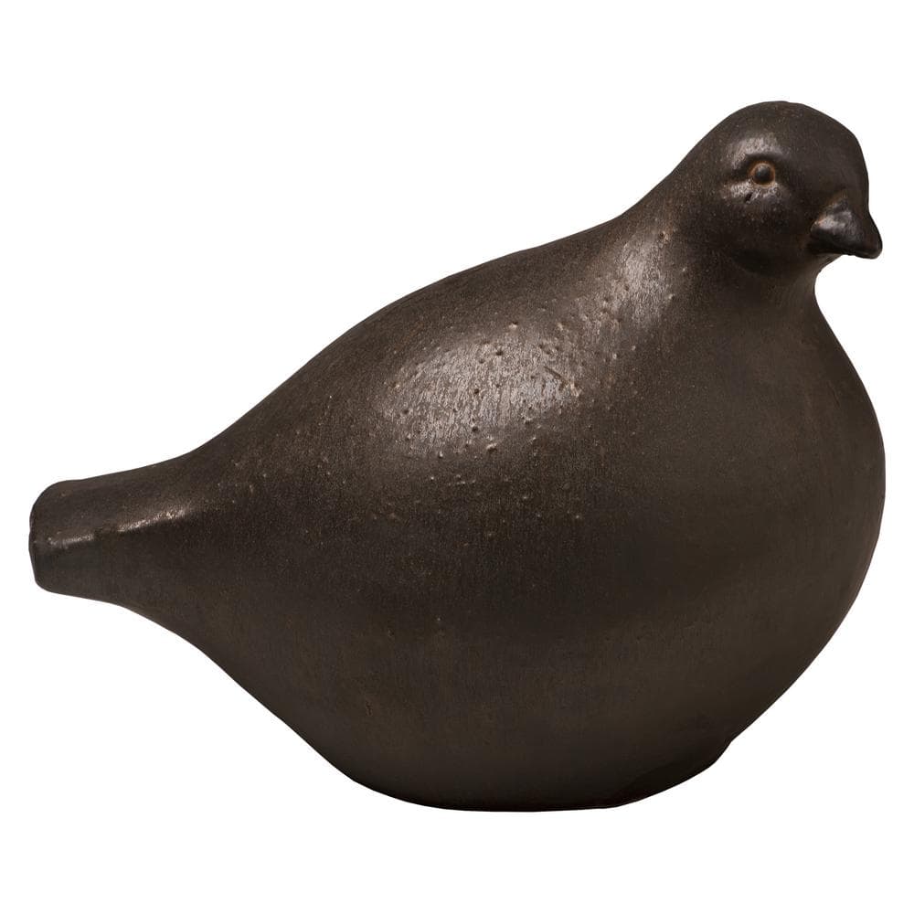Emissary Quail 15 in. H Metallic Ceramic Garden Figurines 1043MT - The ...
