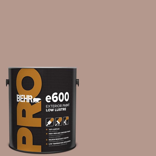 BEHR PRO 1 gal. #N160-4 Sonora Rose Low Luster Exterior Paint PR62001 ...