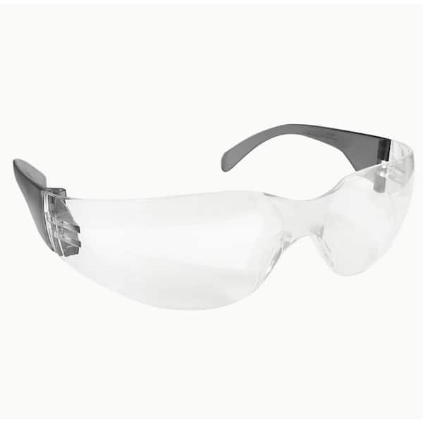 Safe Handler Crystal Clear Lens Color Temple Safety glasses, Black, 72 ...