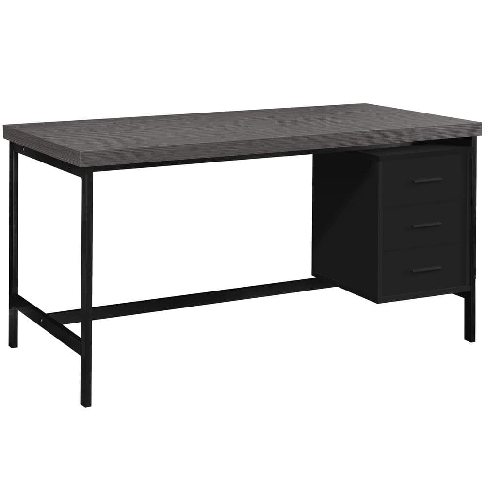 Black Computer Desk HD7434 - The Home Depot