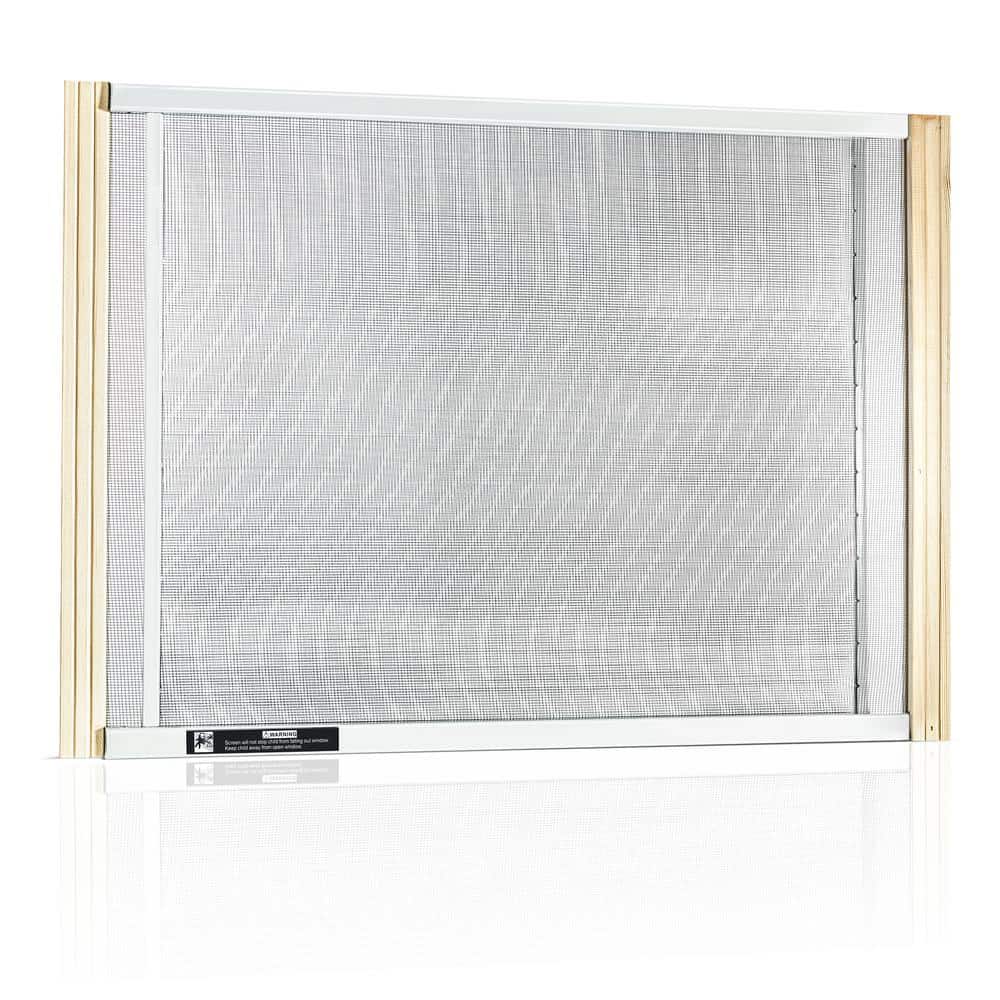 PROAIRA 45 in. x 18 in. Clear Wood Adjustable Wood Frame Quick Slide ...