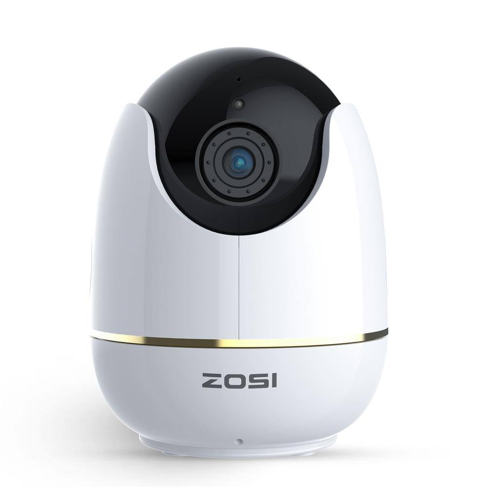 ZOSI 3MP 2K Pan Tilt Wired Home Security Camera, Baby Monitor with 2 ...