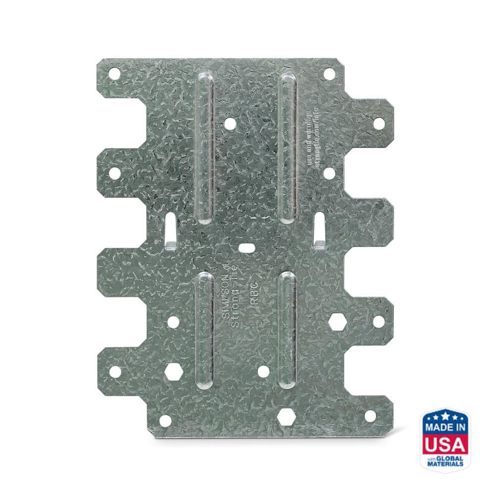Simpson Strong-Tie RBC 4-1/2 in. x 5-3/4 in. Galvanized Roof Boundary ...