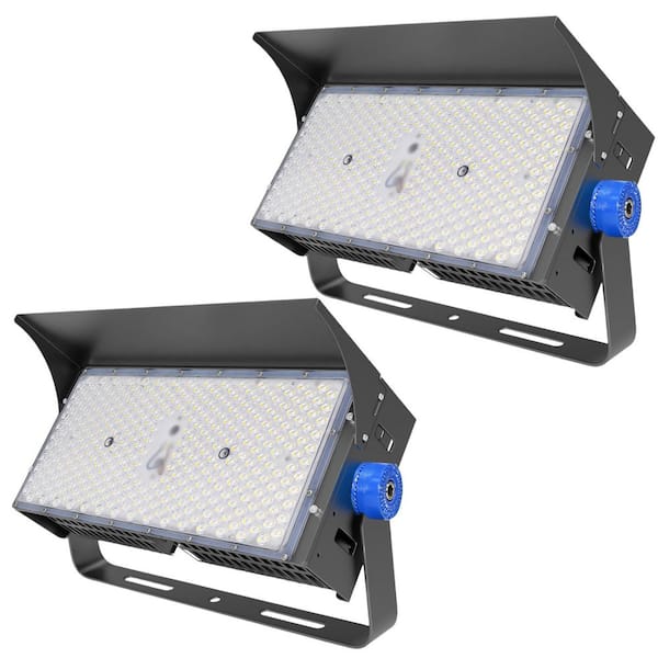 KOAOEIRS 1500-Watt Equivalent 39000 Lumens Outdoor Bronze 110-277V/AC Waterproof IP65 Integrated ...