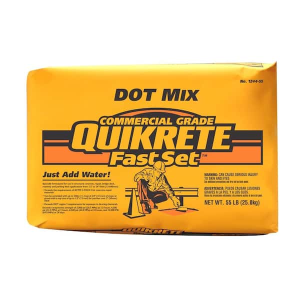Quikrete 55lb. FastSet DOT Mix Cement 124456 - The Home Depot