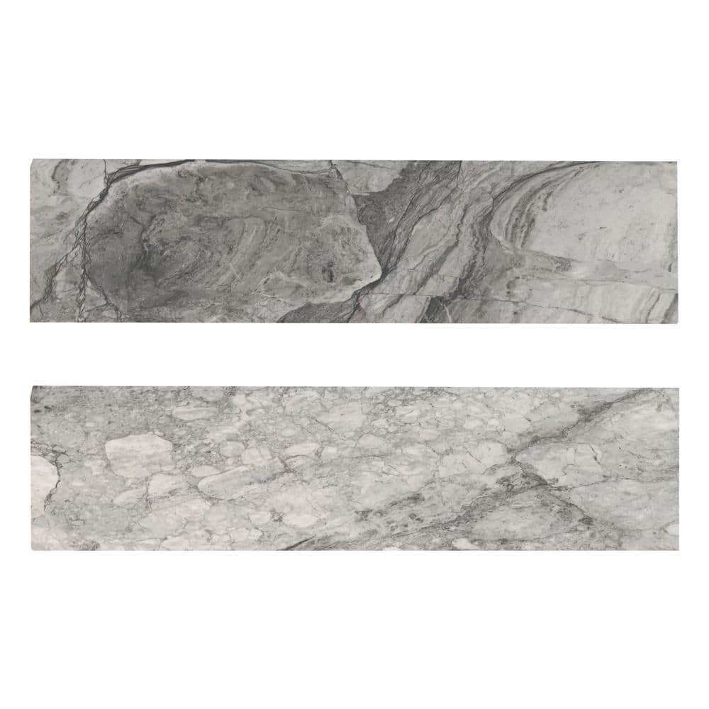 MSI Leonardo Onda Bullnose 3 in. x 24 in. Matte Porcelain Wall Tile ...