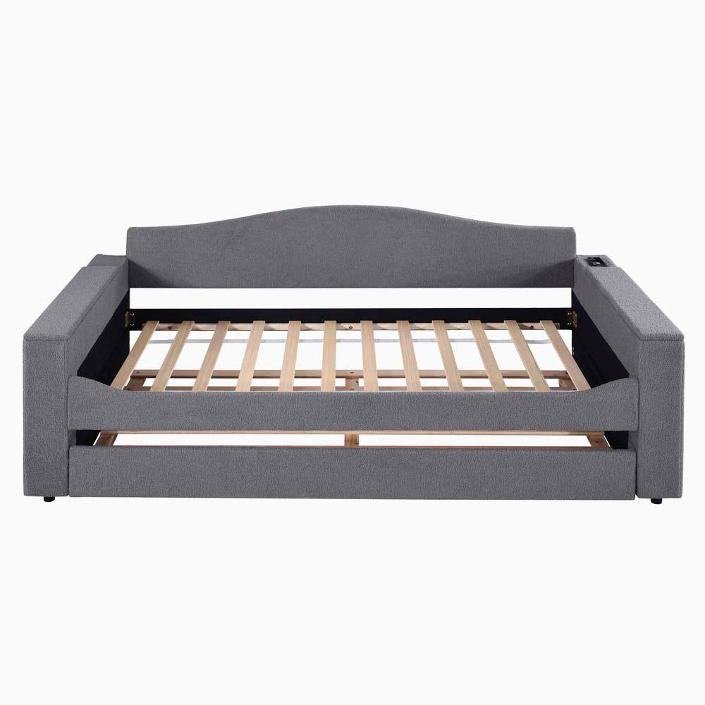 wetiny White Twin Platform Bed D-SF000106AAE - The Home Depot