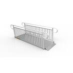 EZ-ACCESS GATEWAY 3G 10 ft. Aluminum Solid Surface Wheelchair Ramp with ...