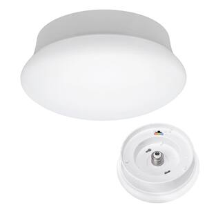 Commercial Electric Spin Light 7 in. Closet Light LED Flush Mount ...