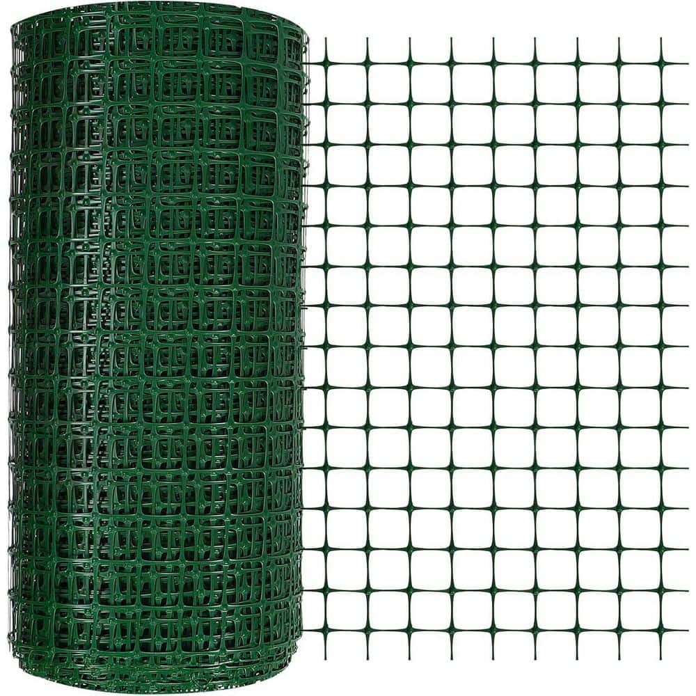 KIWDZFU 2 x 164 ft. Plastic Mesh Fence Rol Temporary Netting for ...