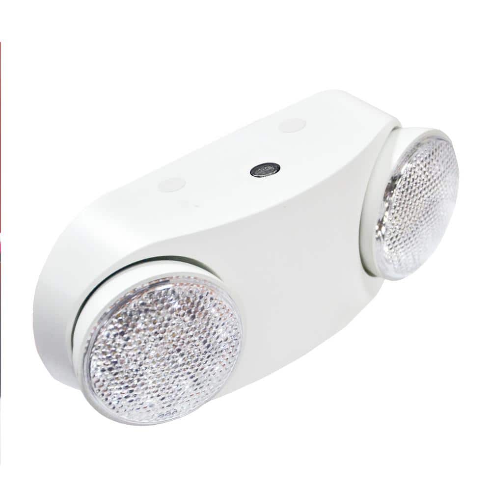 WYZM 11-Watt Equivalent Integrated LED White Emergency Light with ...