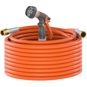 Cubilan 5/8 in. x 50 ft. Garden Hose Flexible and Light-Weight Water ...
