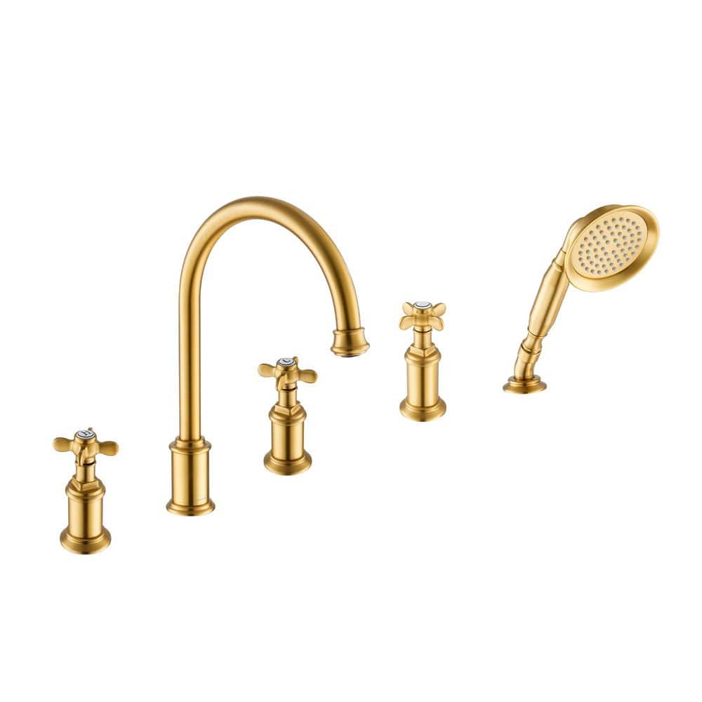 UPC 762833591864 - Classical Style 3-Handle Deck-Mount Roman Tub Faucet ...