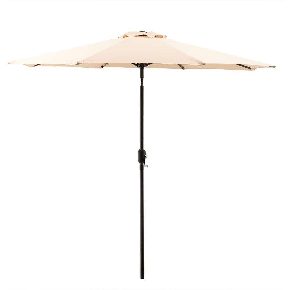 Dwell Home Inc 9 ft. Market Umbrella in Tan OS-UB-9S-UML-18 - The Home ...