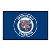 FANMATS Detroit Tigers Blue 1 ft. 7 in. x 2 ft. 6 in. Starter Area Rug ...